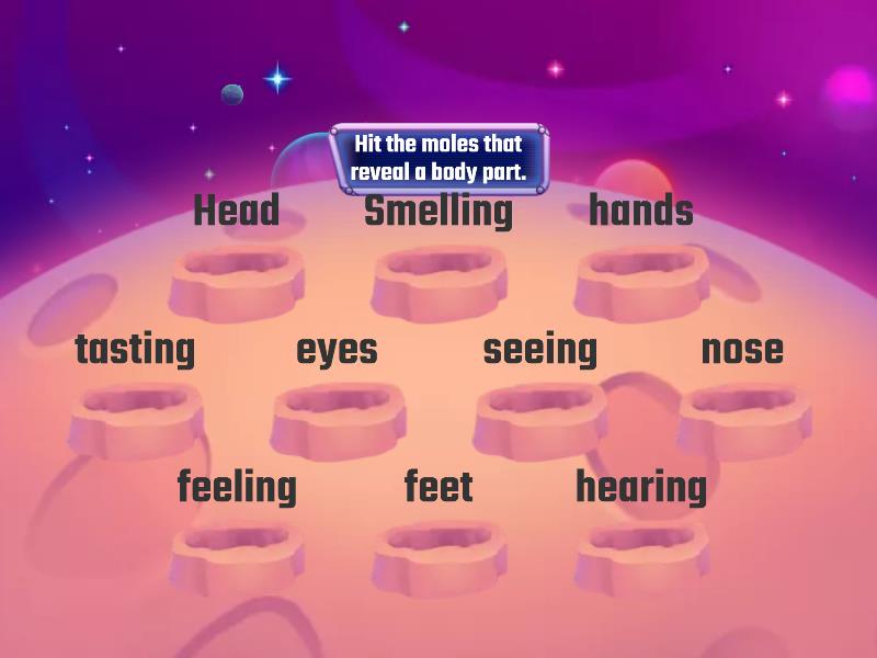 Body parts - Whack-a-mole
