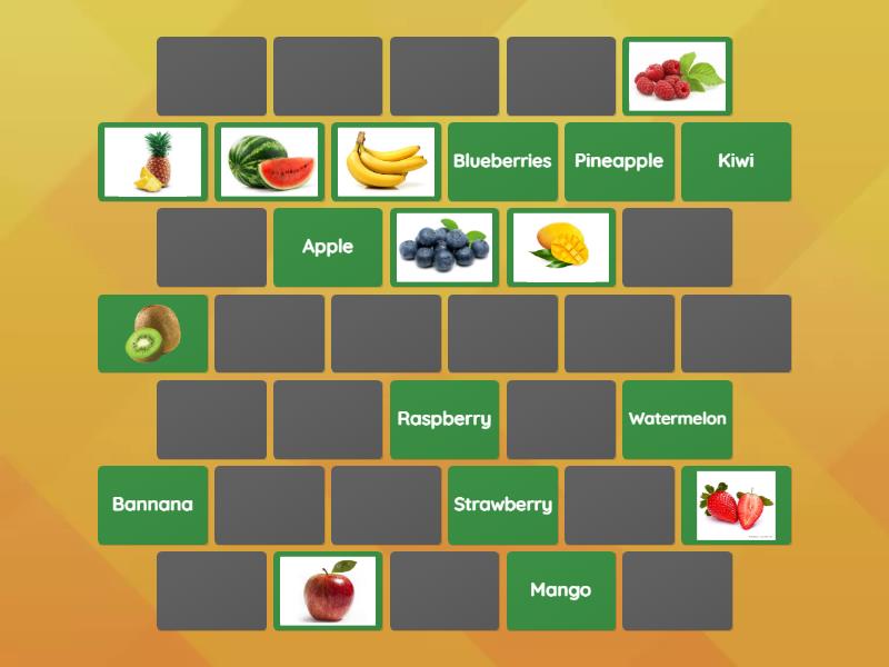 Fruit Memory - Matching pairs