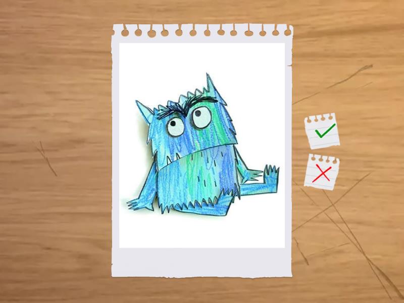 The colour monster flashcards - Flash cards