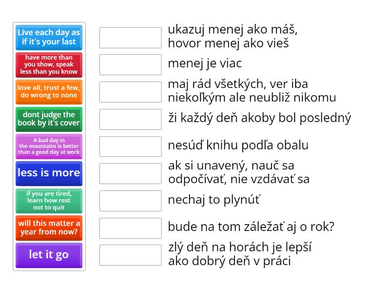 Mottos - Match up
