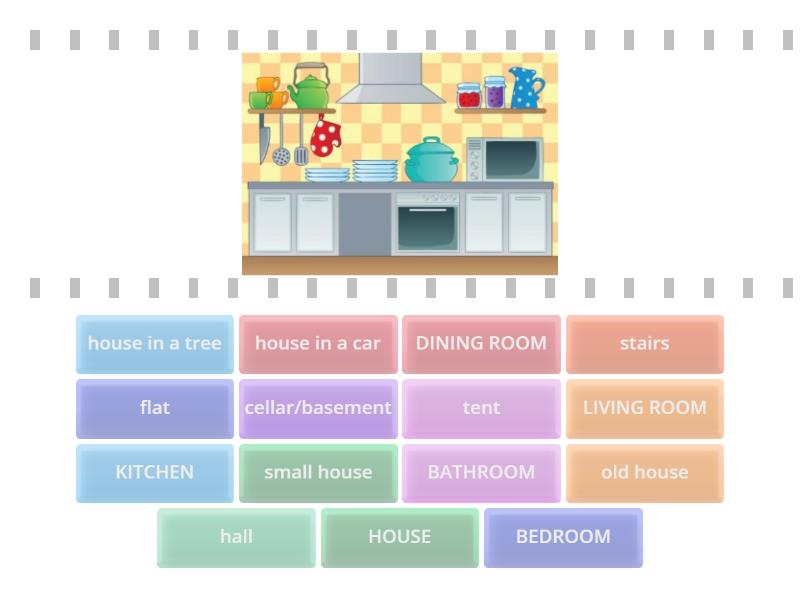 PARTS OF THE HOUSE 2 superminds 1 unit 6 - Find the match