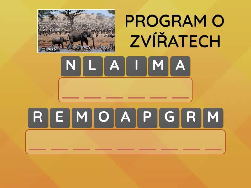 HS2: Unit 6 (TV programmes) - Anagram