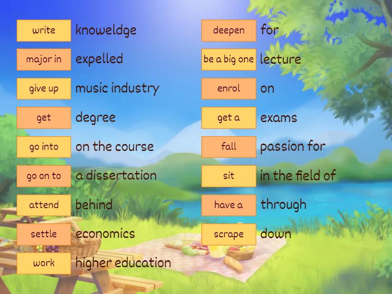 Unit 1. F4 - Match up