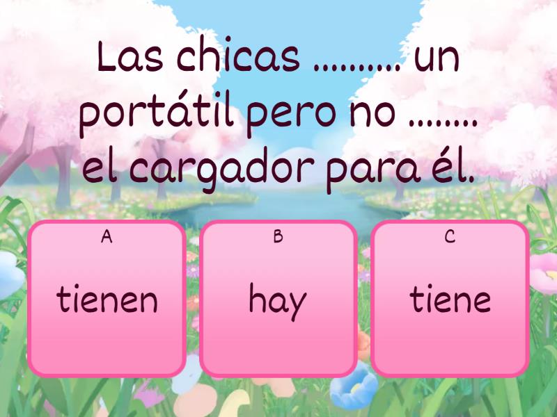 hay vs tener - Quiz
