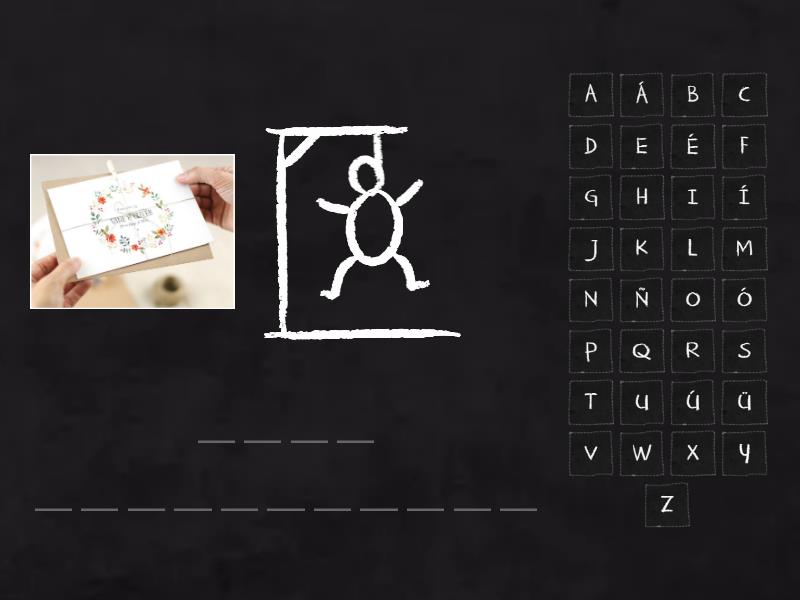 6° Unit 6 Party Time - Hangman