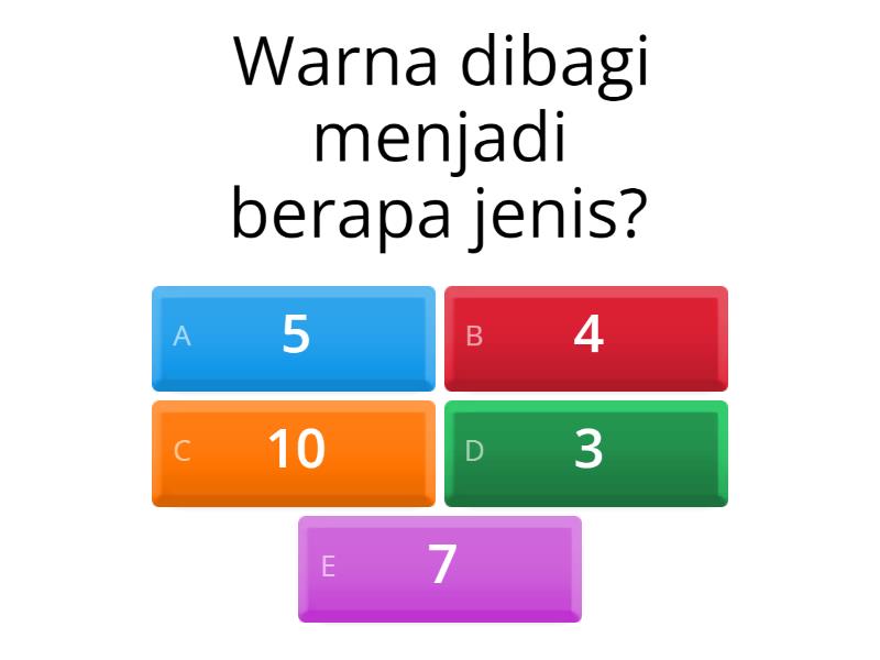 Seni Rupa Kelompok 8 - Quiz