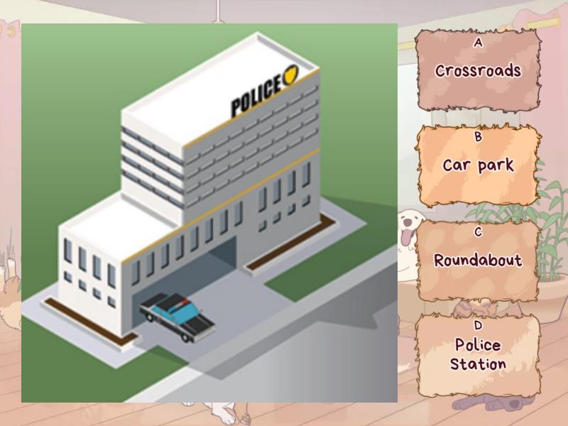 6° Vocabulary: Places and Giving directions - Quiz
