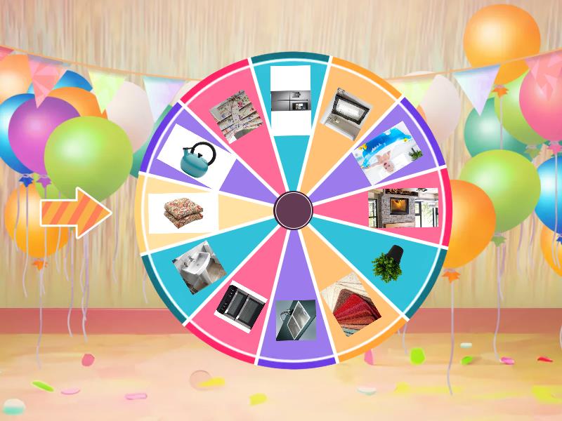 household objects - Random wheel