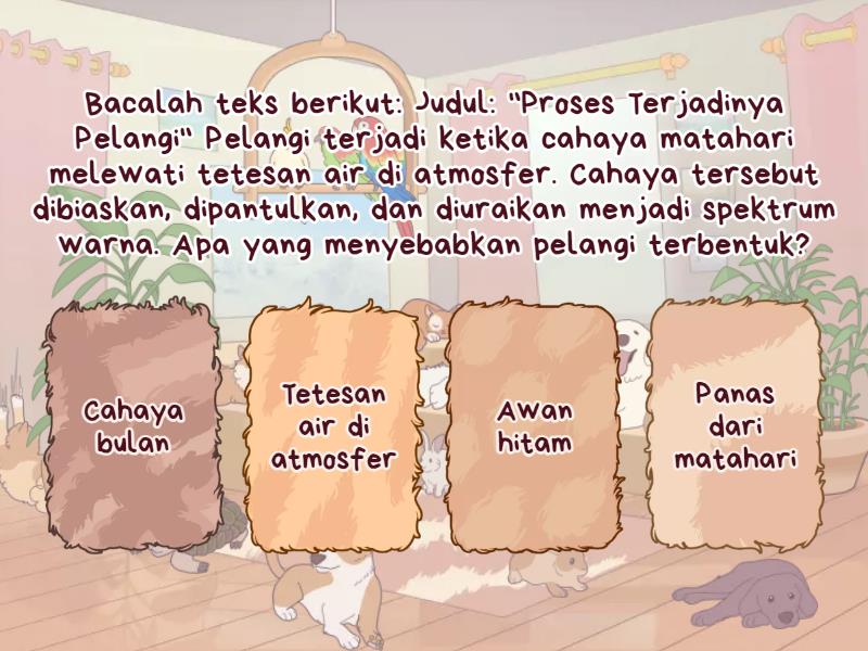 Game Pemahaman Teks Eksplanasi - Quiz