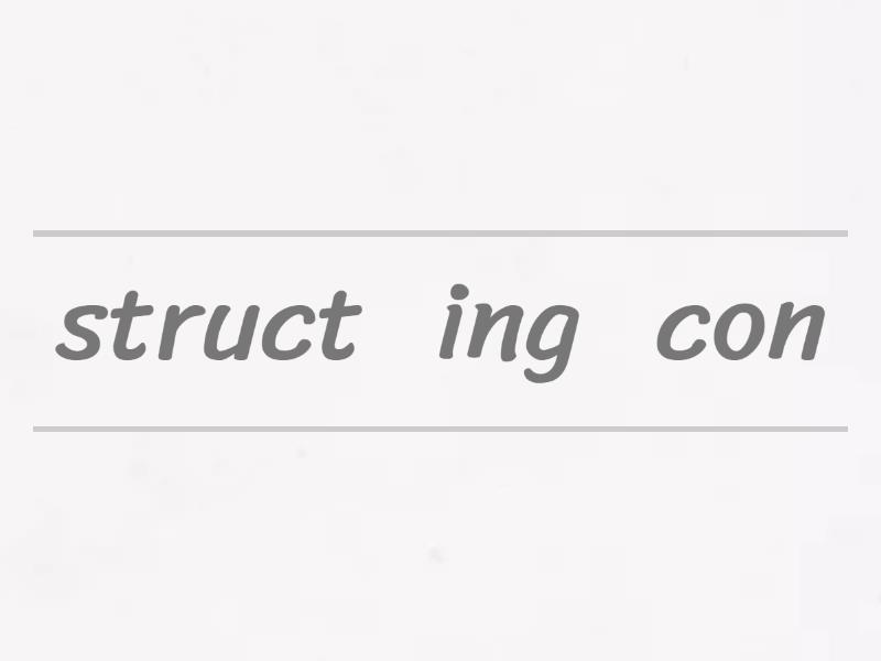 struct words - Unjumble