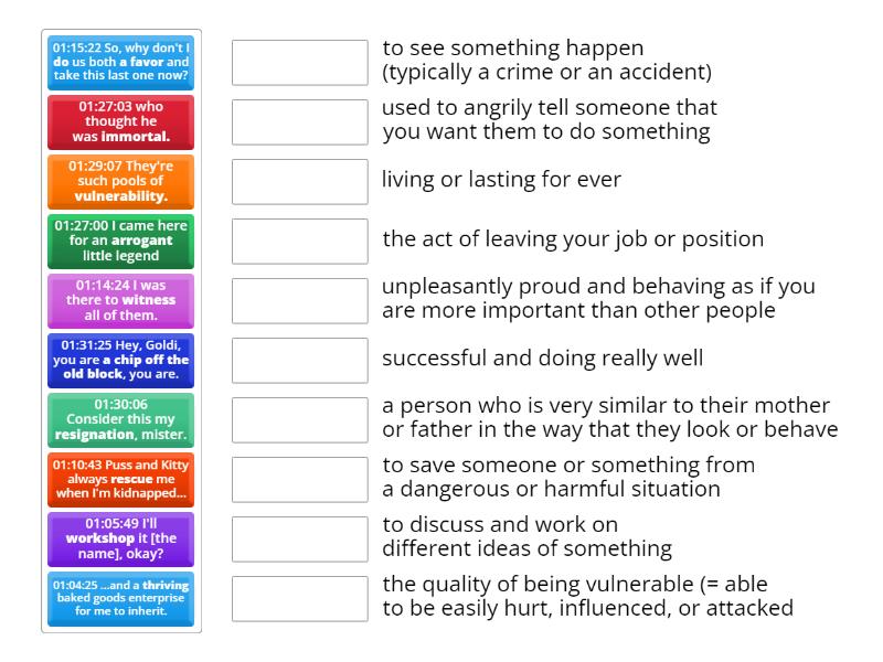 Puss in Boots. Lesson 4 - Une las parejas