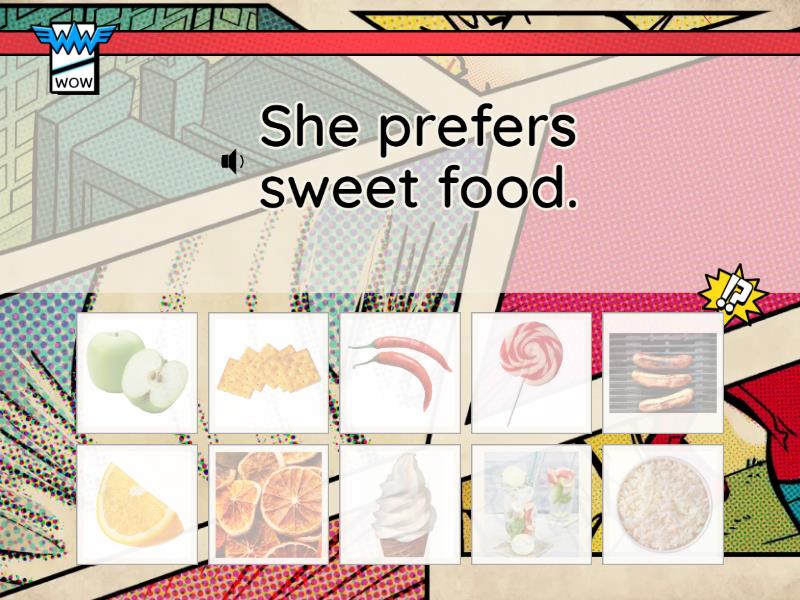 Which does he prefer? - Find the match