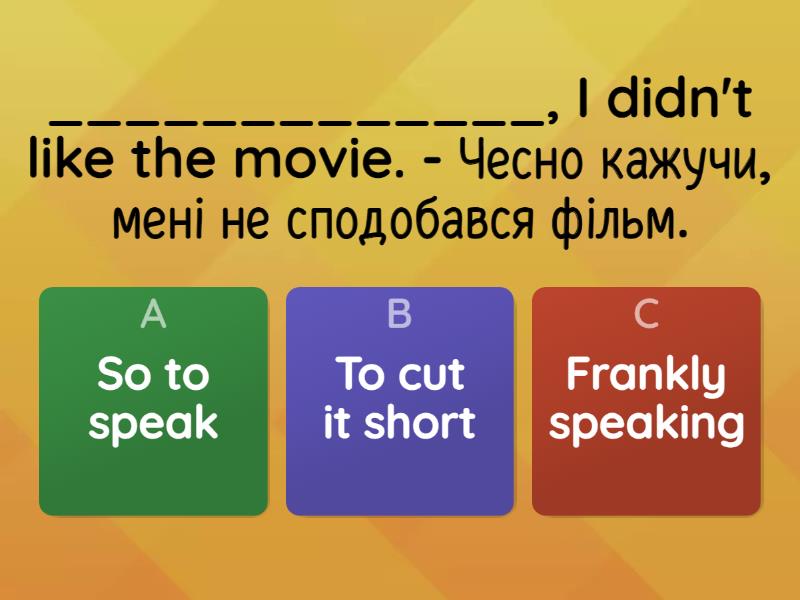 Linking words - Quiz