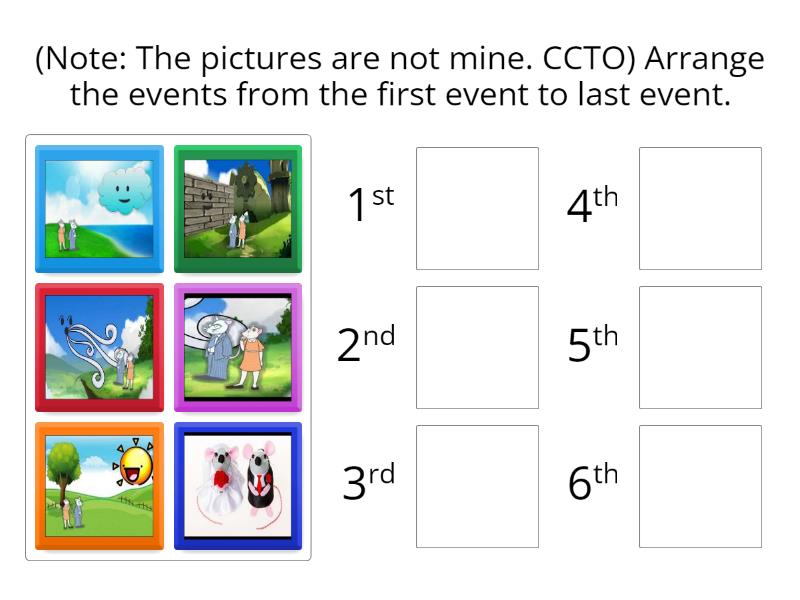 Arranging of Events - Rank order