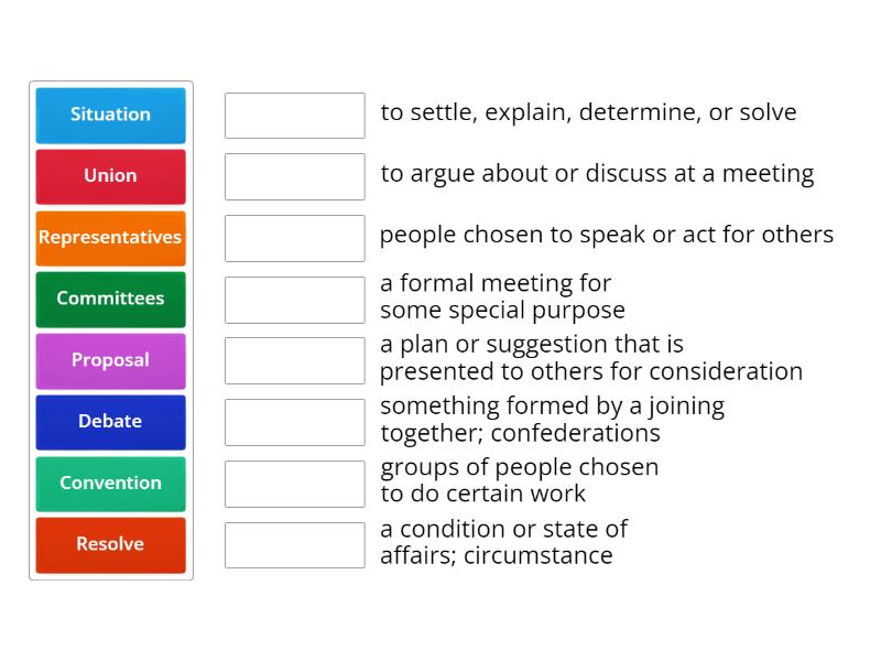 Unit 2 Week 1 - Match up