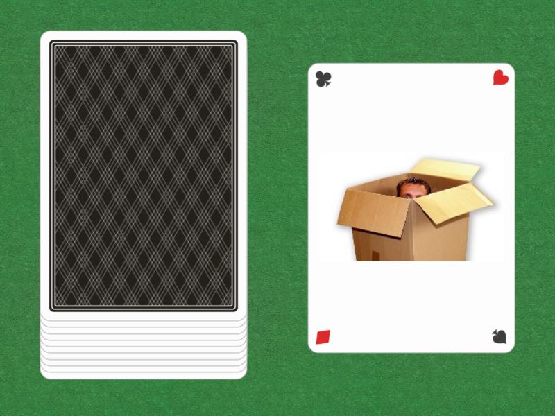 Tarjetas de las preposiciones - Speaking cards