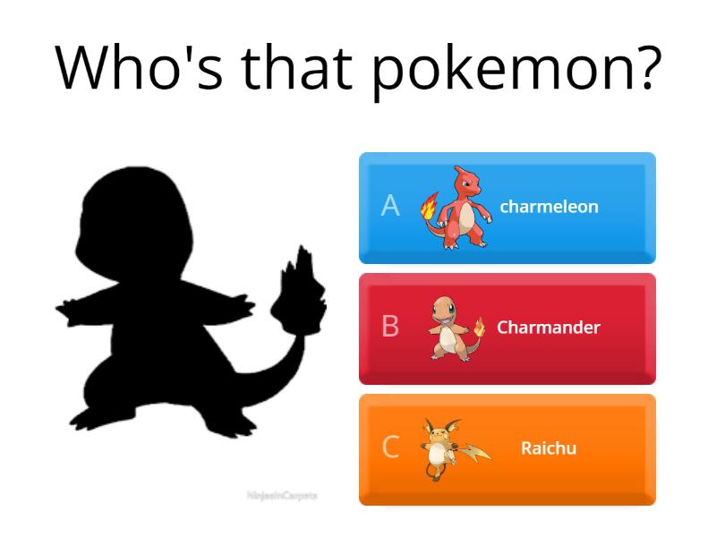 Who's that Pokemon? - Quiz