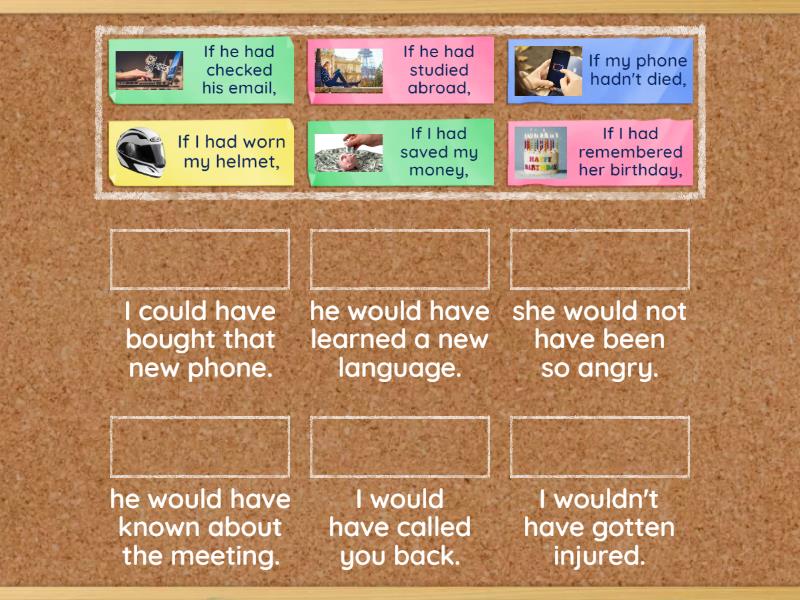 Third Conditional - Match up