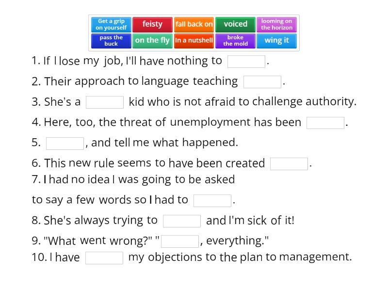 Soft-skills - Complete the sentence