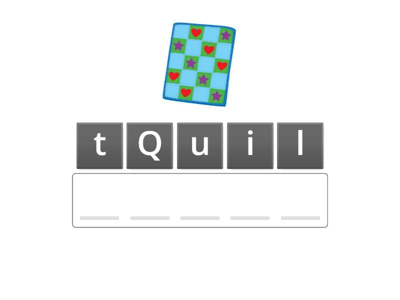 Oxford Phonics th-th-ck-qu - Anagram