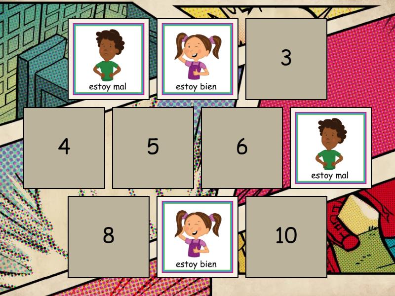 Busca el par - Hola, ¿cómo estás? - Matching pairs