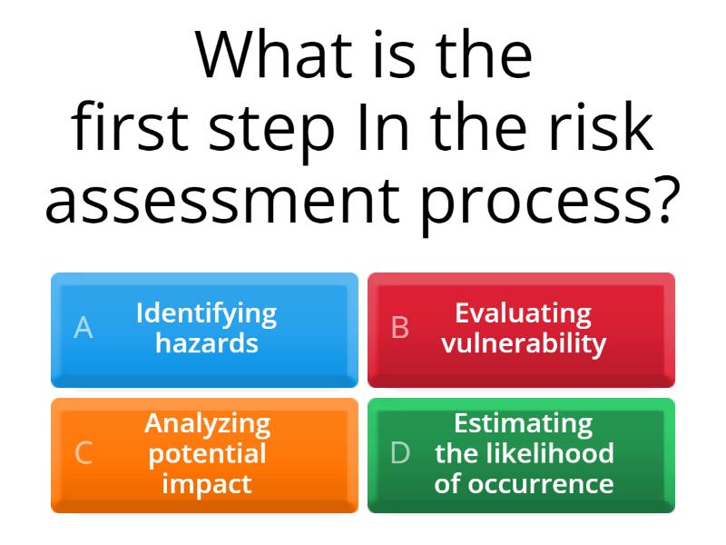 disaster management - Quiz
