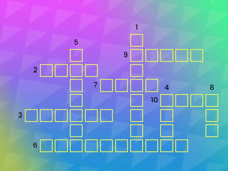 FF4 Unit13 Quiz2 - Crossword