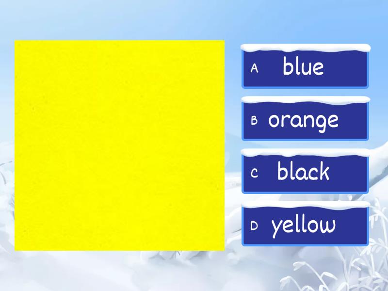 Colours - Quiz