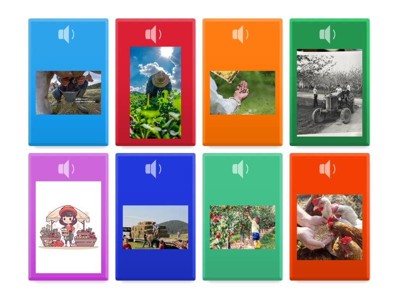 Busy Farm - Flip tiles