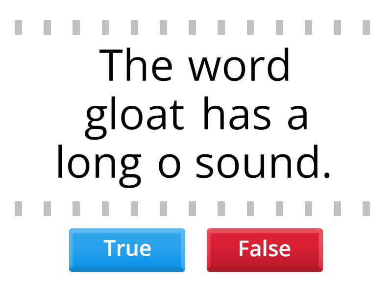 vowel teams - True or false