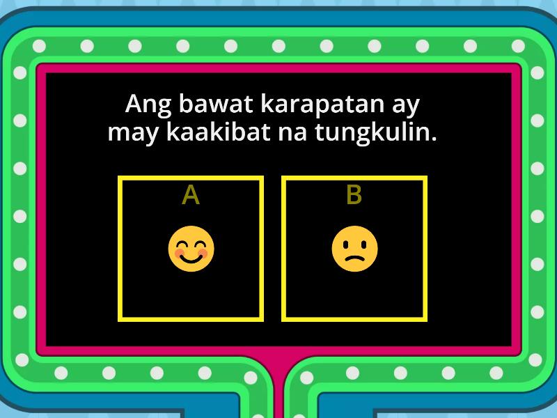 sad or smiley face - Gameshow quiz