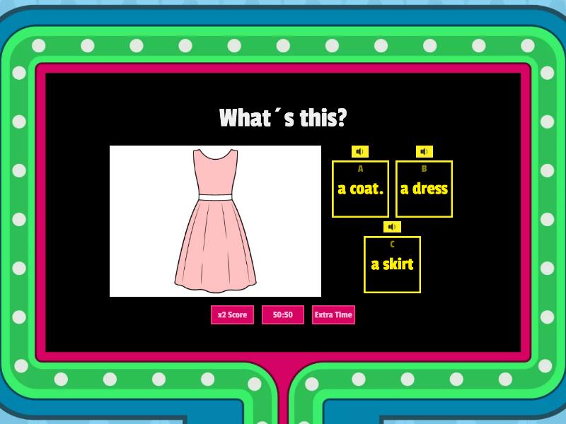 Clothes - Gameshow quiz