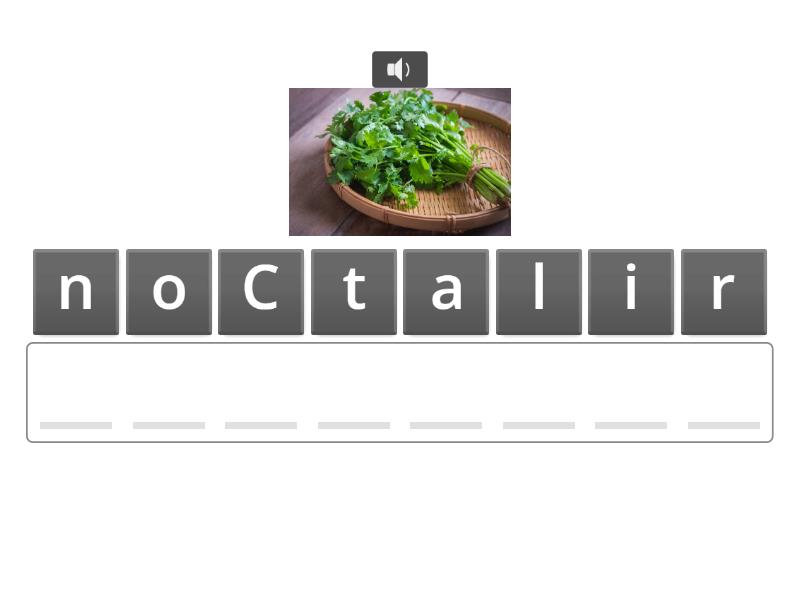 Organize the letters - Anagrama