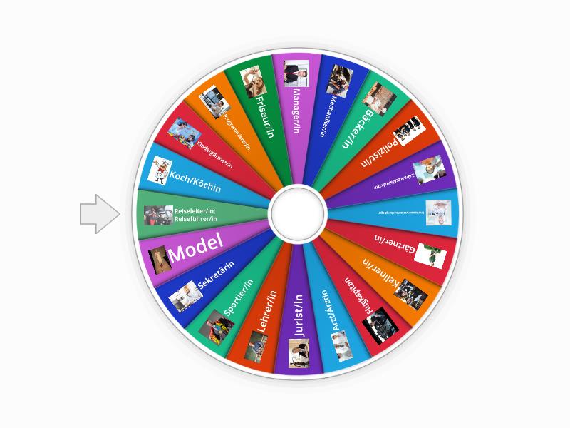 Berufe und Jobs - Spin the wheel