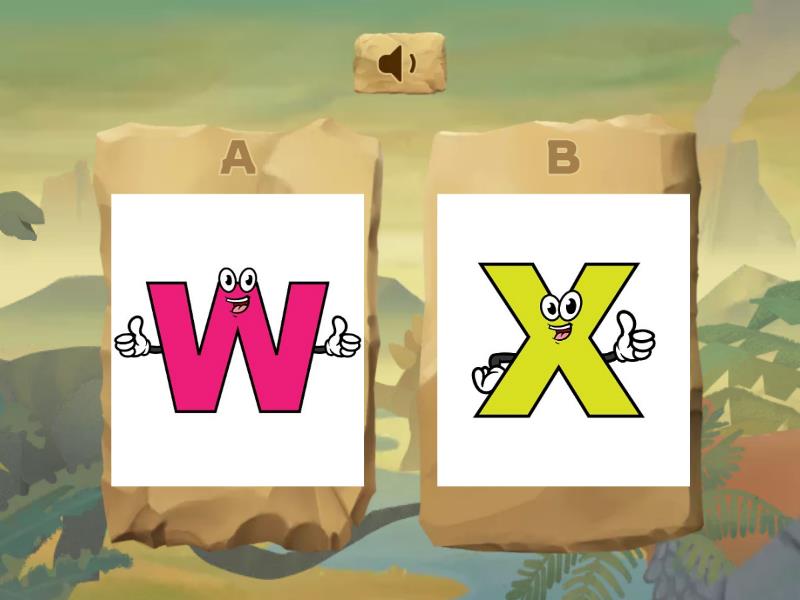 A4_Letter W and X - Quiz