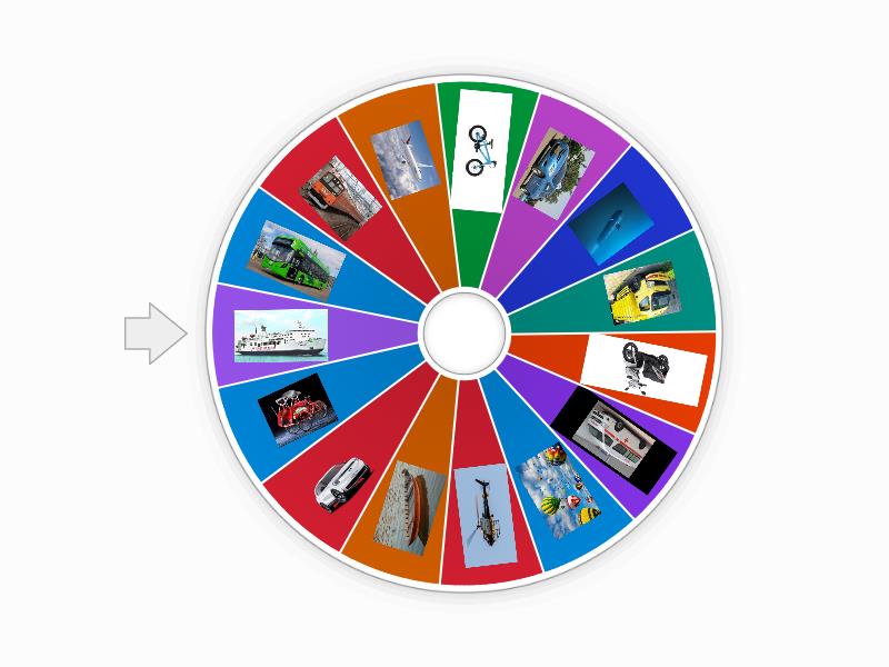 Transportation - Spin the wheel