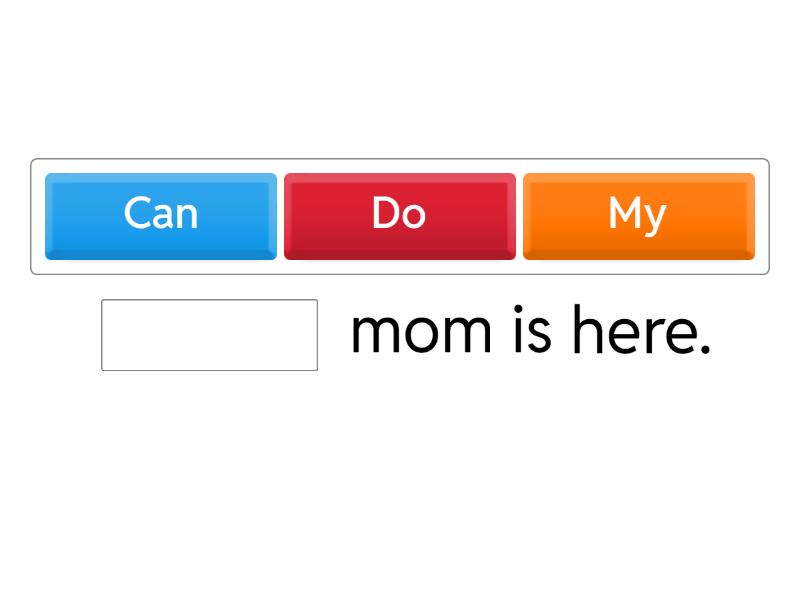 Sight Word my - Complete the sentence
