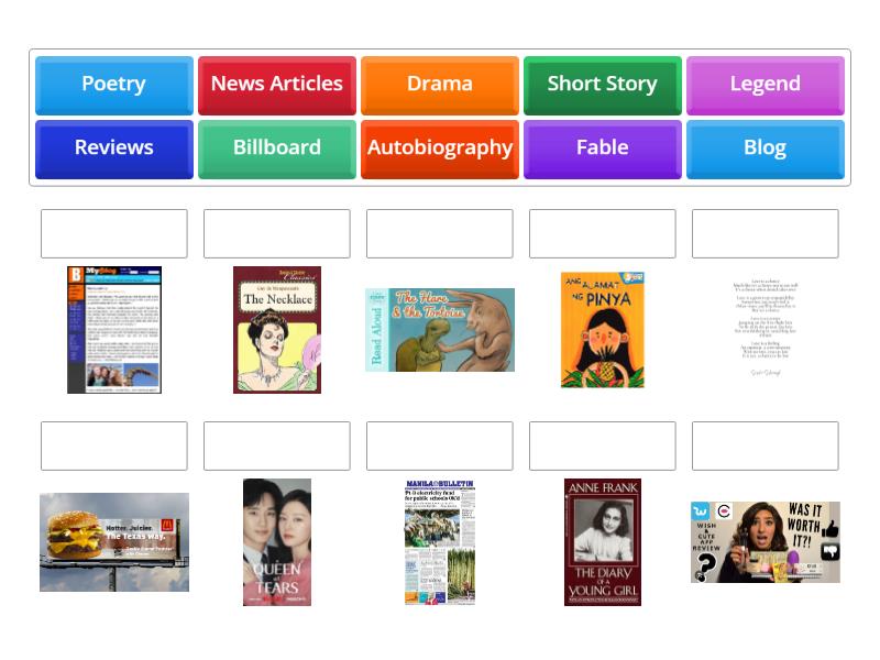 Authors Purpose (Motivation) - Match up