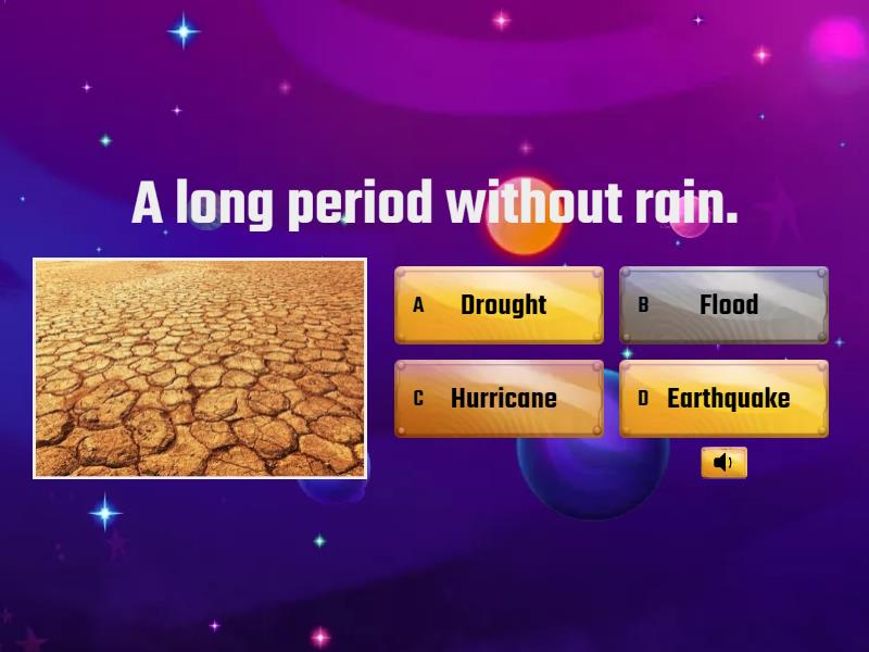 Natural Disasters - Quiz