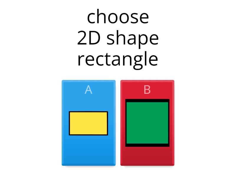 2D shape rectangle - Cuestionario