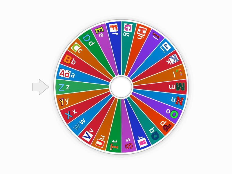 ALPHABET WHEEL - Spin the wheel