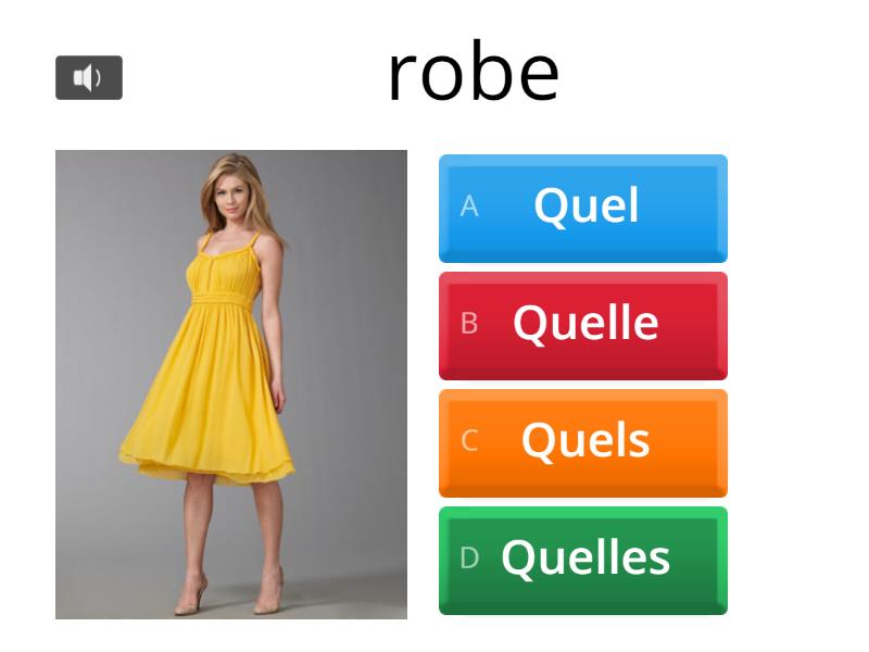 Quel/Quelle - Quels/Quelles- - Quiz