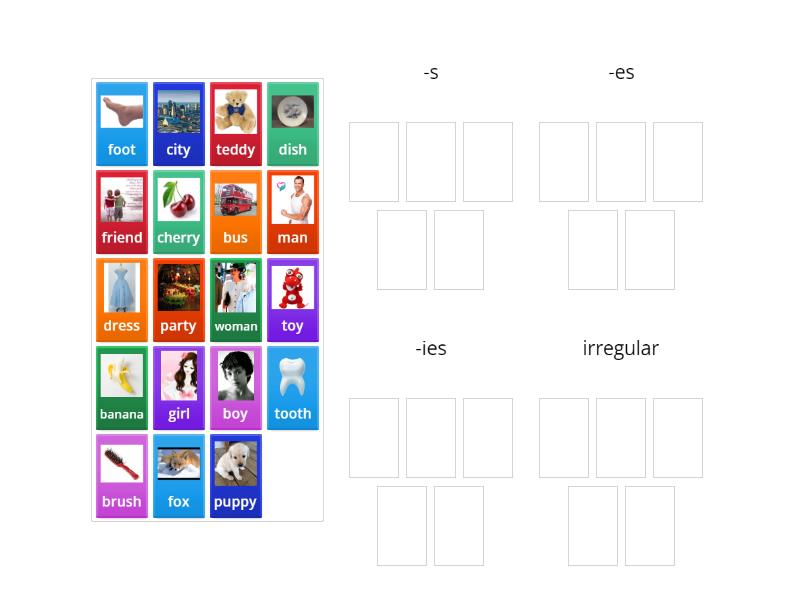 Plurals 2 - Group sort