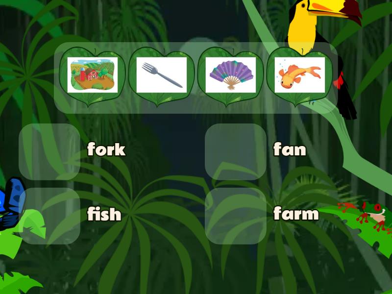 Oxford Phonics Level 1-Letter Ff - Match up