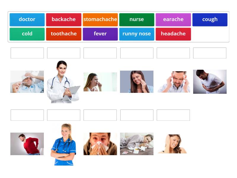 Health problems - Match up