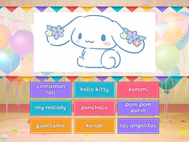 sanrio - Find the match