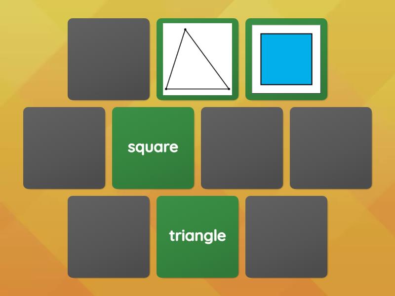 Geometric Shapes - Matching pairs