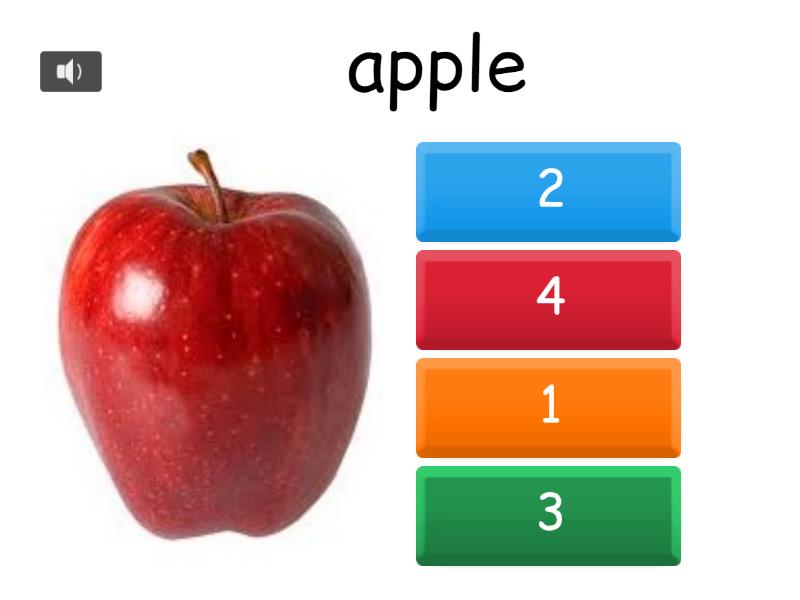 ITEL 1.23 - How Many Syllables? (Food) - Quiz