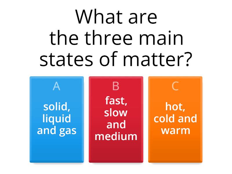 Matter - Quiz