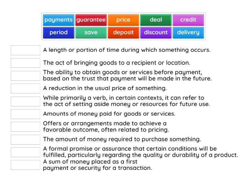 Pre- reading & speaking task 1: Buying and selling - Market Leader, A1 ...